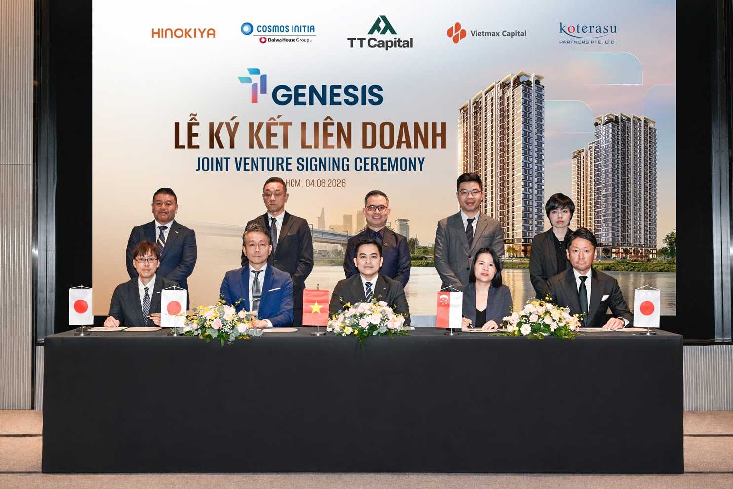 Cosmos Initia joins Ho Chi Minh TT GENESIS housing project | IBTimes JP